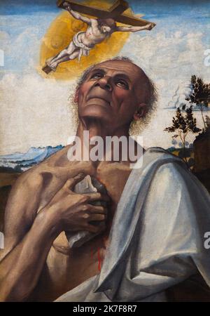 Crucifixion, Painting by Luca Signorelli Stock Photo - Alamy