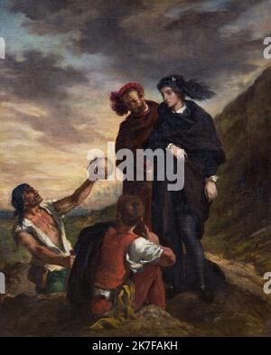 Hamlet - with his friend Horatio Stock Photo - Alamy