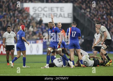 ©Sebastien Muylaert/MAXPPP - Cameron Woki of France during the Autumn ...