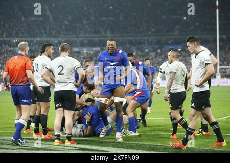 ©Sebastien Muylaert/MAXPPP - Cameron Woki of France during the Autumn ...