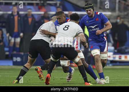 ©Sebastien Muylaert/MAXPPP - Cameron WOKI of France during the Autumn ...