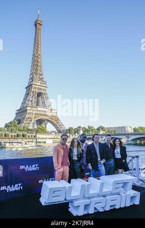 Brian Tyree Henry and Aaron Taylor-Johnson arriving to the Los Angeles ...