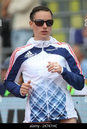 Ninon Chapelle of France Women's Pole Vault during the European ...