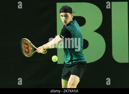 Hugo Humbert of France during the Open de Rennes 2022, ATP Challenger ...