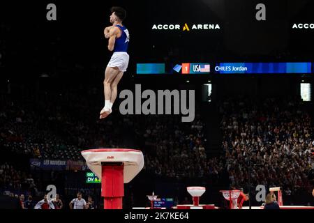 Mylene Deroche/IP3 - France's Leo Saladino competes in the artistic ...