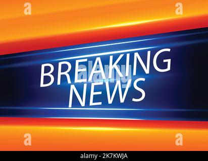 breaking news live tv background template, internet video stream ...