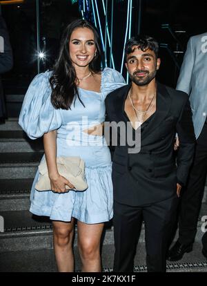 London, UK. Milly Zero and Shiv Jalota at Aspects of Love opening night ...