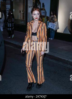 Eva O'Hara at the Inside Soap Awards at 100 Wardour Street in London ...