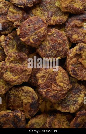 close-up of mung bean sweets isolated on white background, also known ...