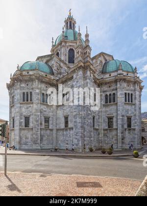 Como Cathedral facade (Cattedrale di Santa Maria Assunta), Como ...