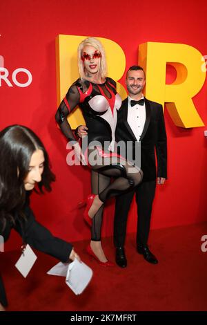 Sydney, Australia. 18th October 2022. Tbc arrives on the red carpet for ...