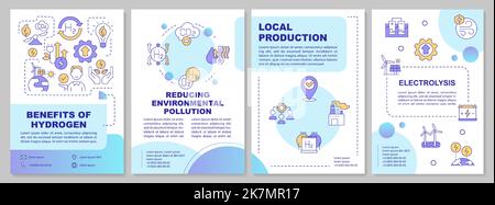 Benefits of hydrogen brochure template Stock Vector Image & Art - Alamy