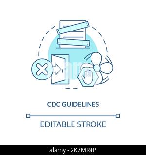 CDC guidelines concept icon Stock Vector Image & Art - Alamy