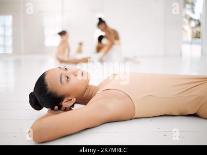 Young hispanic woman artist having online drawing class at art studio ...