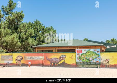 The map of Dino Parque Lourinha, Portugal Stock Photo - Alamy