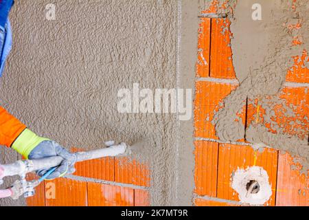Concrete wall splashing cement exposed concrete dark pattern texture ...