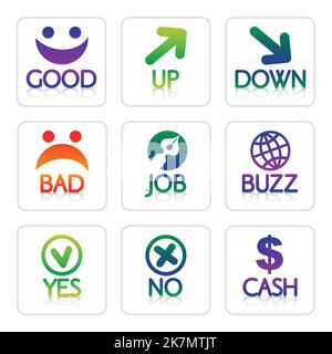 Collection of pictograms and logos Stock Vector Image & Art - Alamy