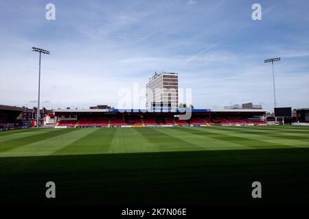 Crewe Alexandra FC. The Mornflake Stadium Stock Photo - Alamy