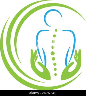 Orthopedics, physical therapy, massage, chiropractor, logo, background ...