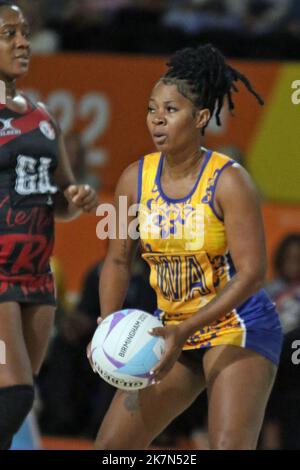 Sabreena SMITH of Barbados in the women's netball between Barbados v ...