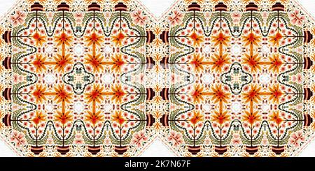 Boho botanical cottage core seamless border. Trendy decorative folklore ...