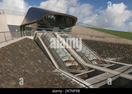 Drainage pump in dyke near the Wadden Sea. Netherlands. 2022 Stock ...