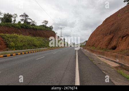 Mario Miranda Bridge Road at Loutolim, Goa India Stock Photo - Alamy