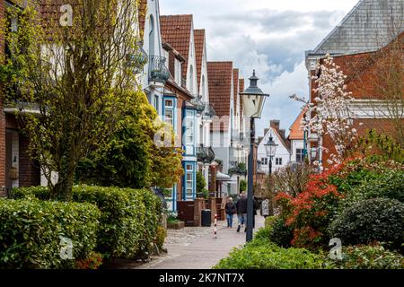 Downtown of Husum Stock Photo - Alamy