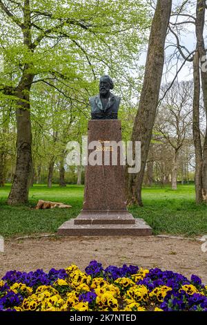 Theodor Storm Monument in the Castle Park, Husum, North Frisia ...