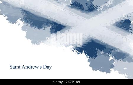 Happy St Andrew Day Vector Illustration on 30 November with Scotland ...