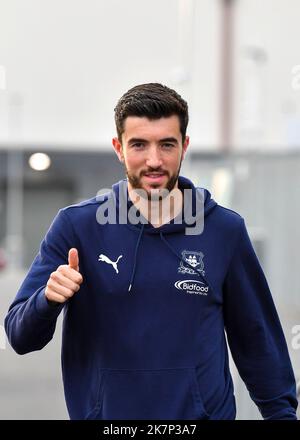 Plymouth Argyle midfielder Finn Azaz (18) during the Papa John's Trophy ...
