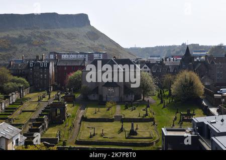 Canongate Kirk and cemetery in Old Town Edinburgh Scotland Stock Photo ...