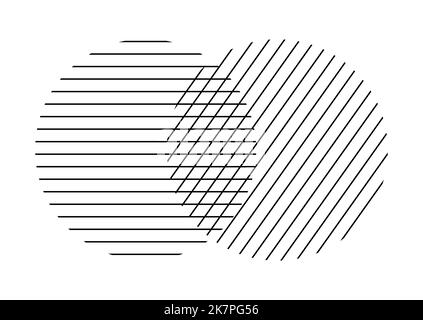 Venn diagram blank merge two dash line and dotted line circles chart ...