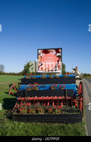 The Axe & Compasses Pub Aythorpe Roding The Rodings Dunmow Essex Stock ...