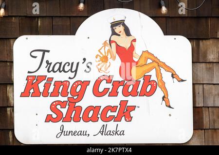 Famous Tracy's Crab Shack in Juneau, Alaska, USA Stock Photo - Alamy