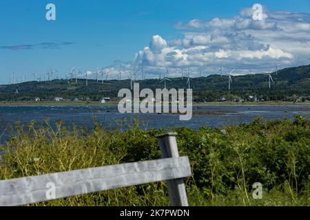 Eole, Cap-Chat, wind turbines, Gaspesie, Quebec, Canada Stock Photo - Alamy
