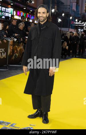 Marwan Kenzari attending the UK premiere of Black Adam at Cineworld ...