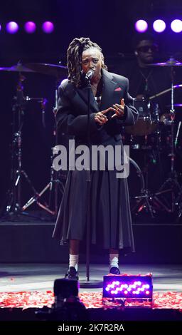 Little Simz performs during the Mercury Prize 2022 awards show at the ...