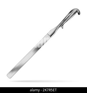 Abdominal surgical scapula. A special metal instrument for separating ...