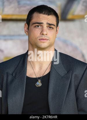 Actor Noah Centineo attends the “Black Adam” premiere in Times Square ...
