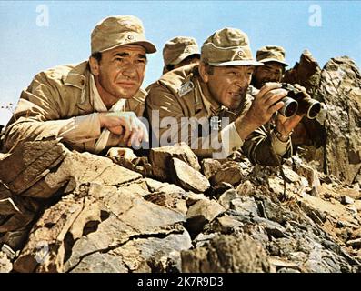 Richard Burton Film Raid On Rommel (1971) Characters: Capt. Alex Foster ...