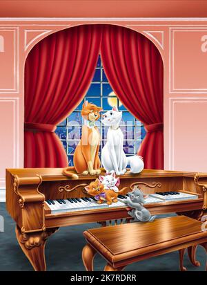 Movie Poster Film The Aristocats Usa 1970 Director Wolfgang