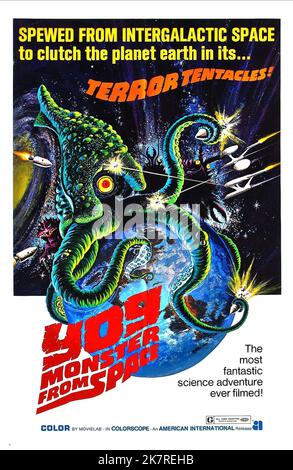 Movie Poster Film Space Amoeba; Gezora, Ganime, Kameba (1970) Director ...