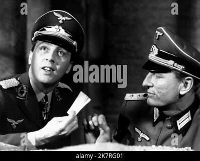 COLDITZ 1972-1974 BBC TV series with Robert Wagner at left as F/L Phil ...