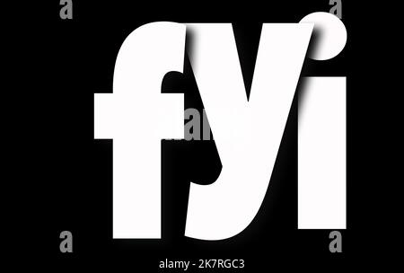 For your information this is a graphic 3-d illustration about acronyms ...