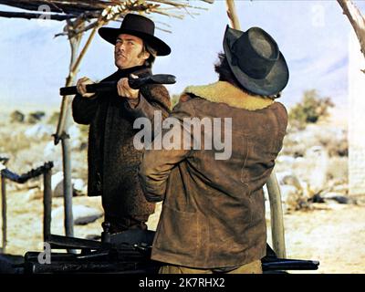 JOE KIDD 1972 Universal film with Clint Eastwood (at right Stock Photo ...