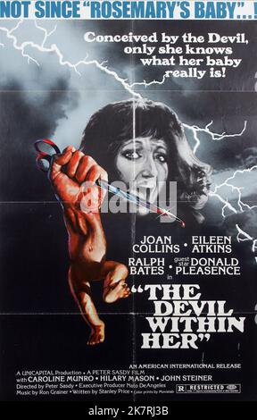 I DON'T WANT TO BE BORN (1975) THE DEVIL WITHIN HER (ALT) JOAN COLLINS ...