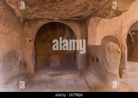 Old rock church in Zelve, Cappadocia, Turkey Stock Photo - Alamy