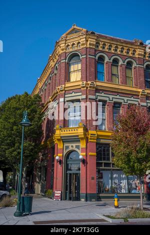 View of the historic James and Hastings Building in Port Townsend ...