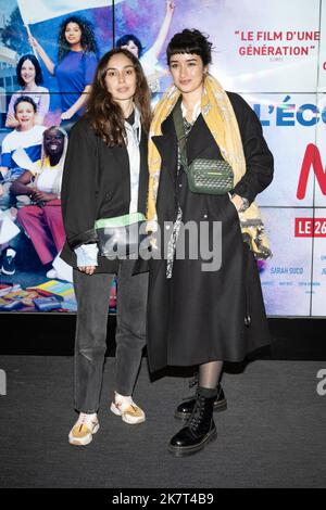 Alka Balbir and Shirine Boutella attend the L ecole est a nous Premiere ...